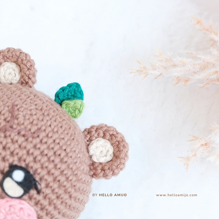 JJONGbear Aniteez Amigurumi Crochet Pattern PDF – Hello Amijo