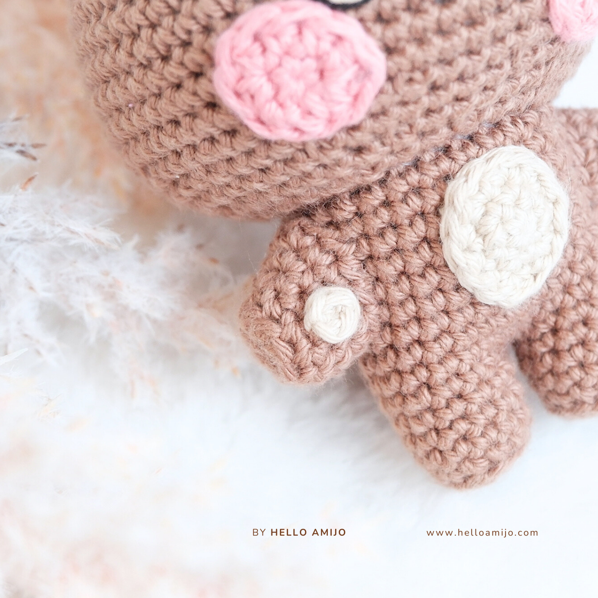 JJONGbear Aniteez Amigurumi Crochet Pattern PDF – Hello Amijo