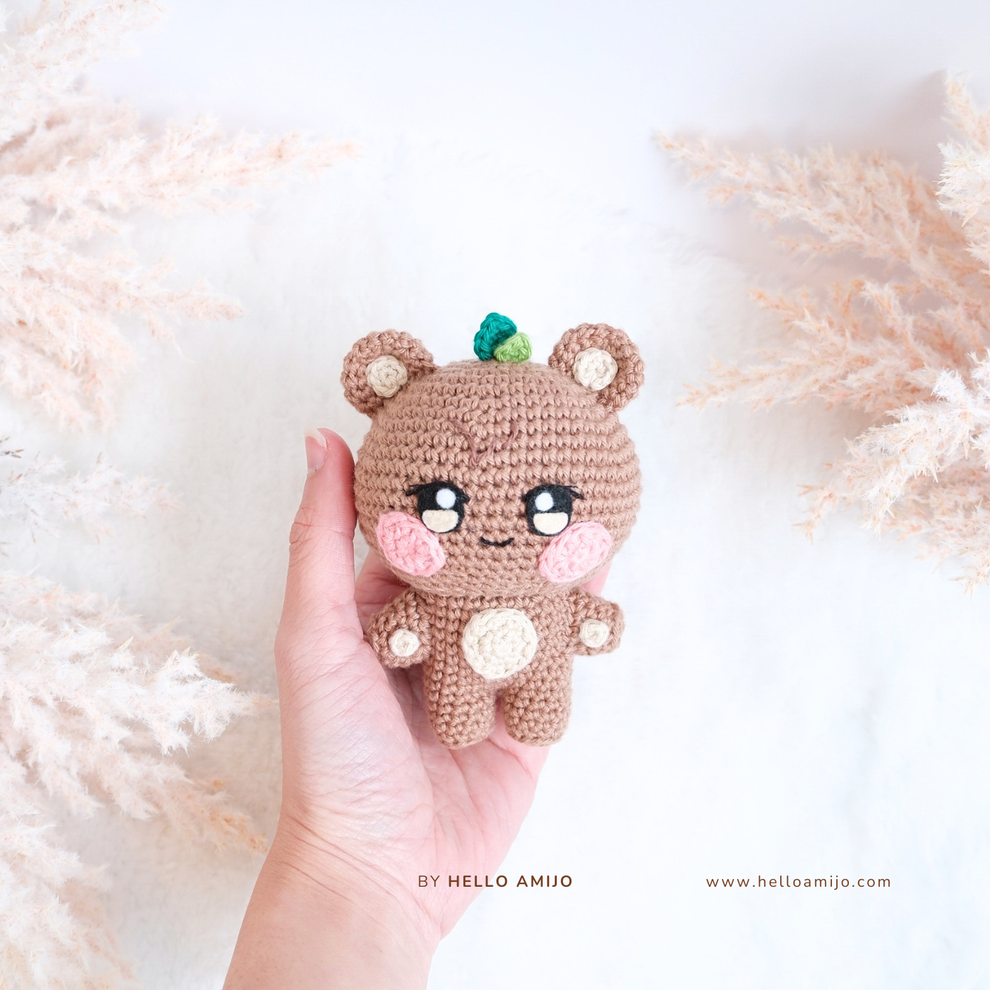 JJONGbear Aniteez Amigurumi Crochet Pattern PDF – Hello Amijo